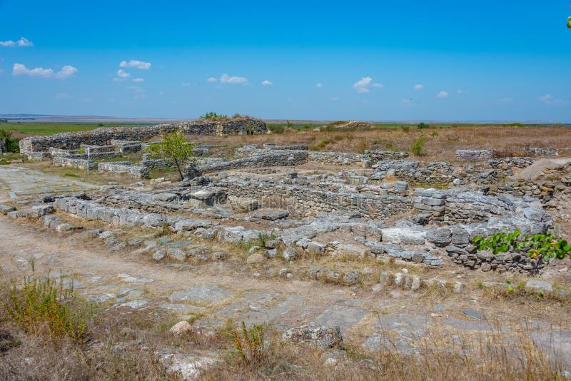 The Ancient City of Histria in Romania Stock Image - Image of travel ...