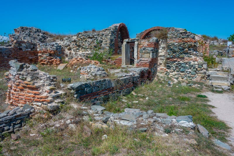The Ancient City of Histria in Romania Stock Photo - Image of stone ...