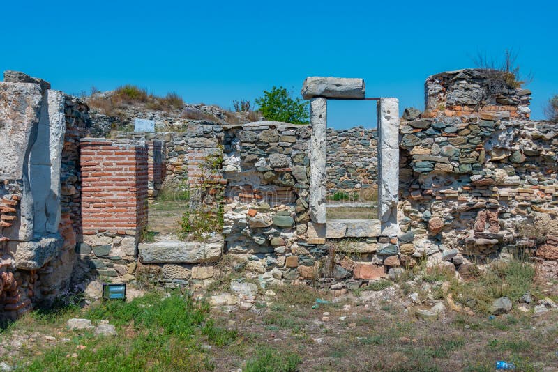 The Ancient City of Histria in Romania Stock Photo - Image of histria ...