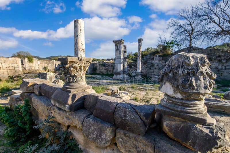 The Ancient City of Magnesia Ad Maeandrum Stock Image - Image of ...