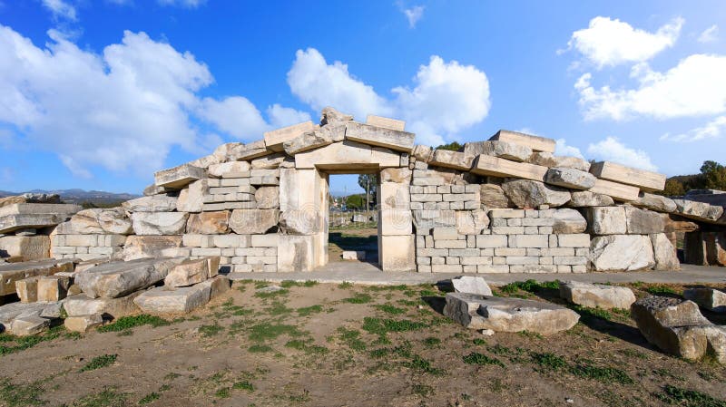 The Ancient City of Magnesia Ad Maeandrum Stock Photo - Image of marble ...