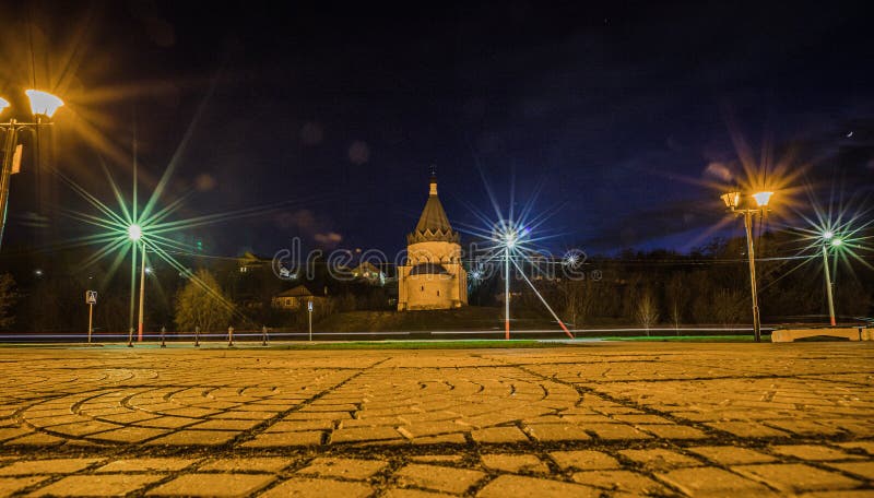 The ancient city of Murom stock photo. Image of architecture - 251546582