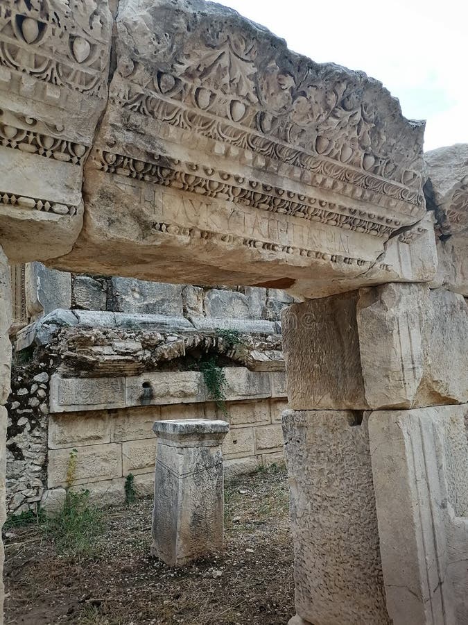 Ancient City in Turkey, Tombs, Arena Stock Photo - Image of arena ...