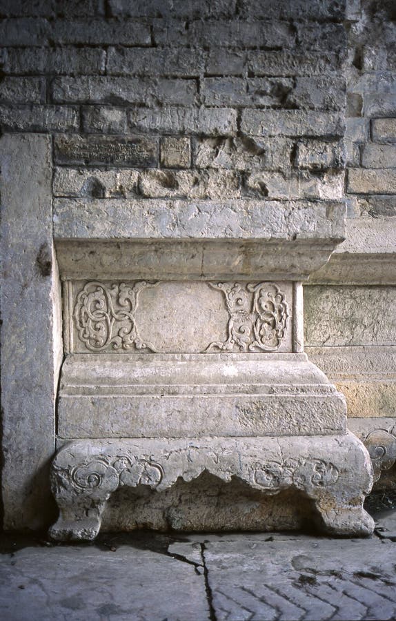 Ancient city wall base stock photo. Image of base, china - 42854366