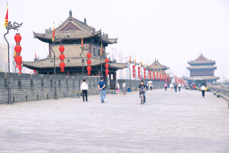 Ancient city wall editorial photography. Image of city - 54097672