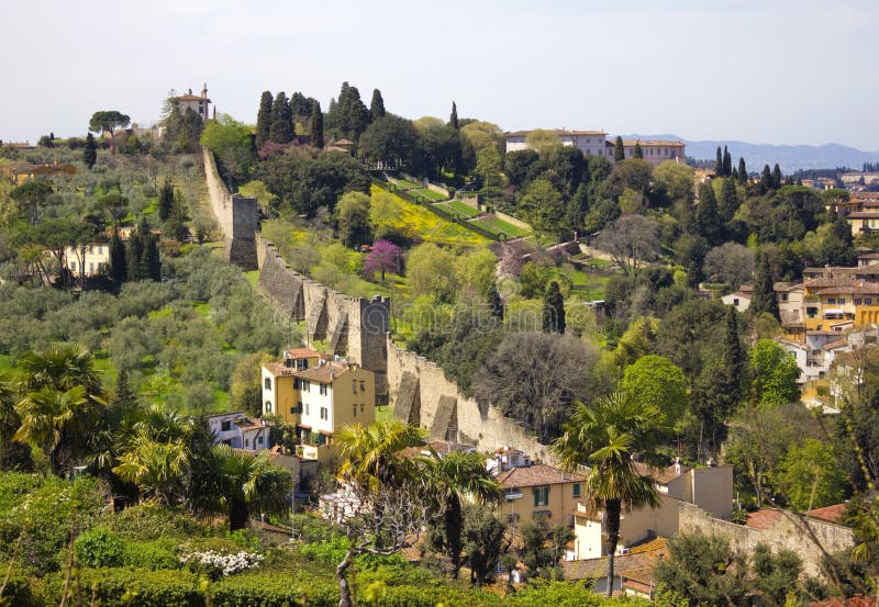 Ancient City Walls of Florence Stock Photo - Image of italy, firenze ...