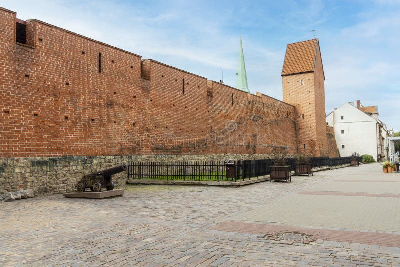 Ancient City Walls in Riga, Latvia Editorial Photography - Image of ...