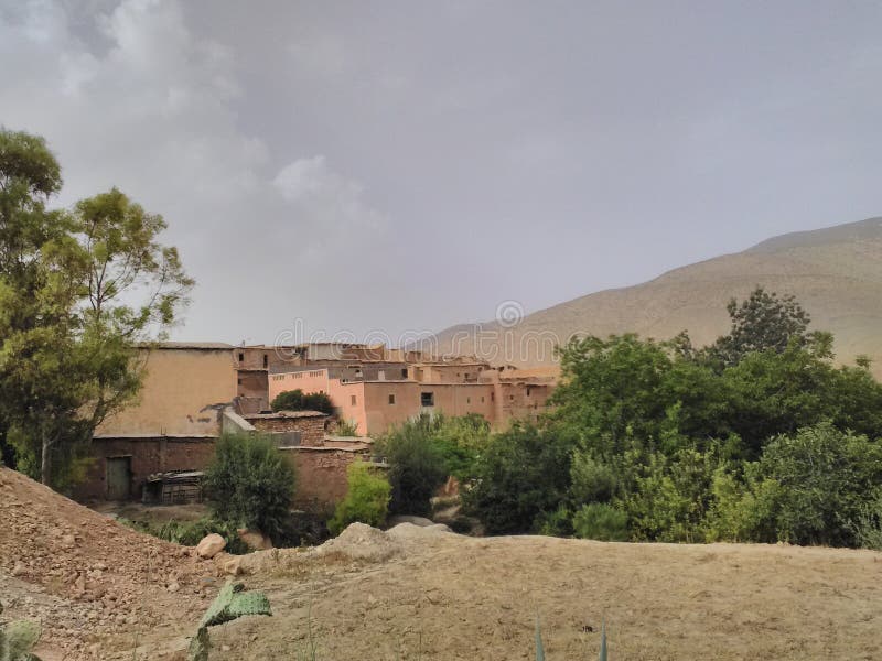 Ancient Civilization in the Atlas Mountains Stock Photo - Image of ...