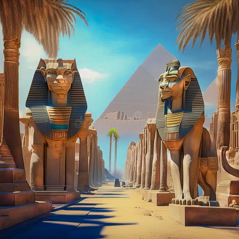 Ancient Civilization of Egypt, Stylization of Ancient Egyptian ...