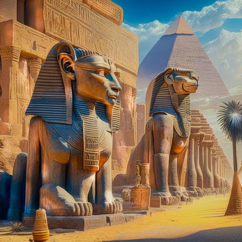 Ancient Civilization of Egypt, Stylization of Ancient Egyptian ...