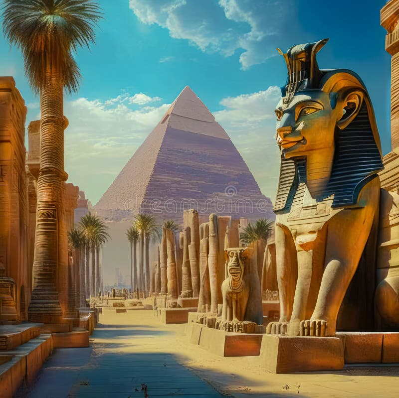 Ancient Civilization of Egypt, Stylization of Ancient Egyptian ...