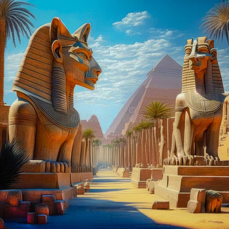 Ancient Civilization of Egypt, Stylization of Ancient Egyptian ...