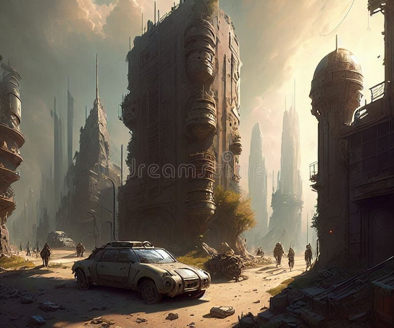 Ancient Civilization.generative Ai Stock Illustration - Illustration of ...