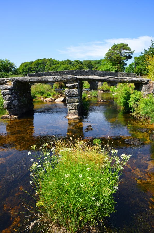 The ancient clapper bridge stock photo. Image of beautiful - 39239670