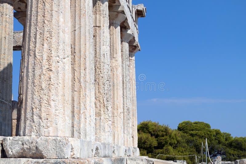 Ancient Classical Temple in Greece Stock Photo - Image of classic ...