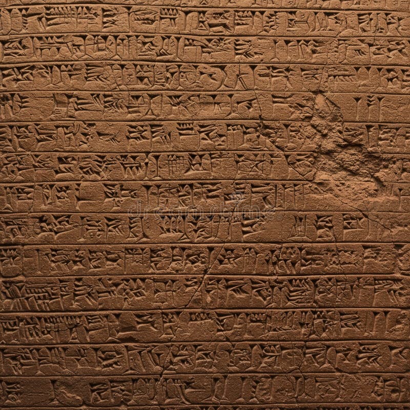 Damaged Ancient Cuneiform Stock Illustrations – 10 Damaged Ancient ...