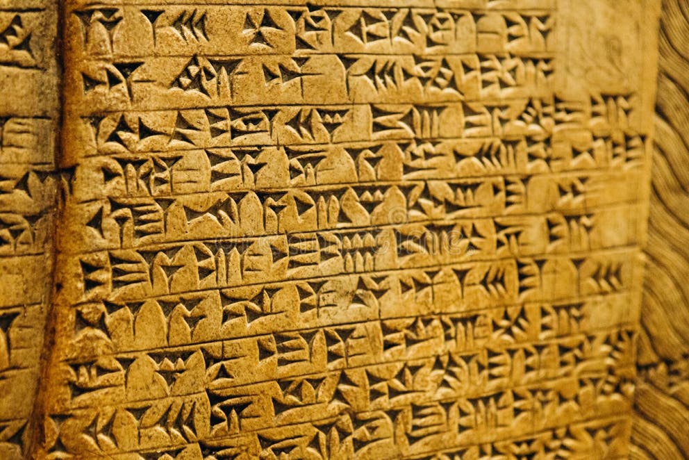 Sumerian Cuneiform Number Stock Photos - Free & Royalty-Free Stock ...