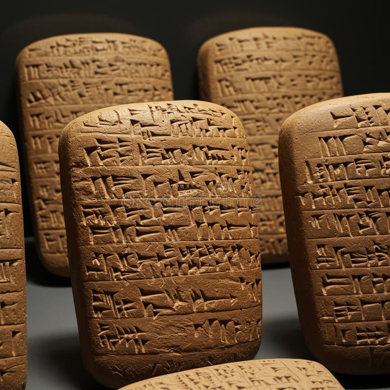Ancient Clay Tablets Stock Illustrations – 132 Ancient Clay Tablets ...
