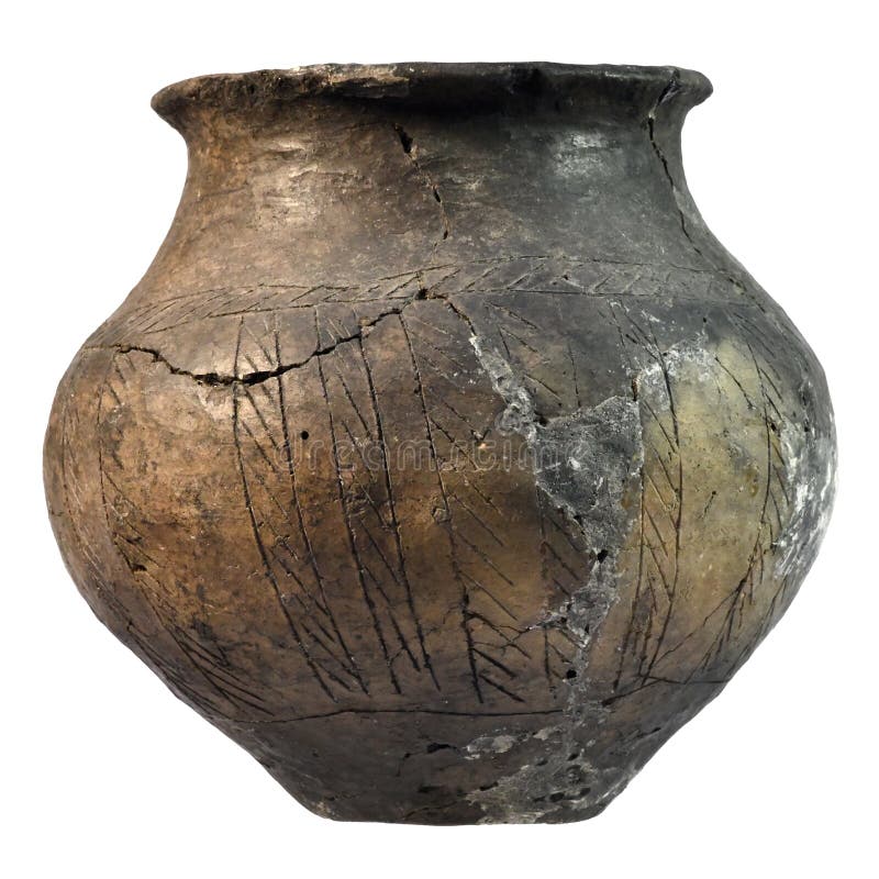 Ancient clay vase stock image. Image of craft, ceramic - 291754705