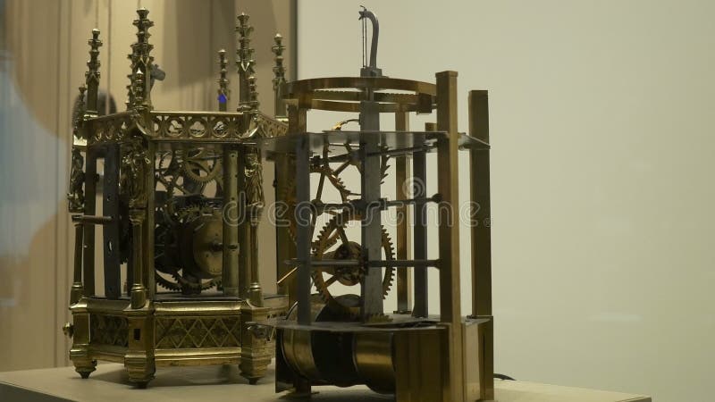 Clock Mechanism Working in Steam in Gastown Close Shot Technology ...