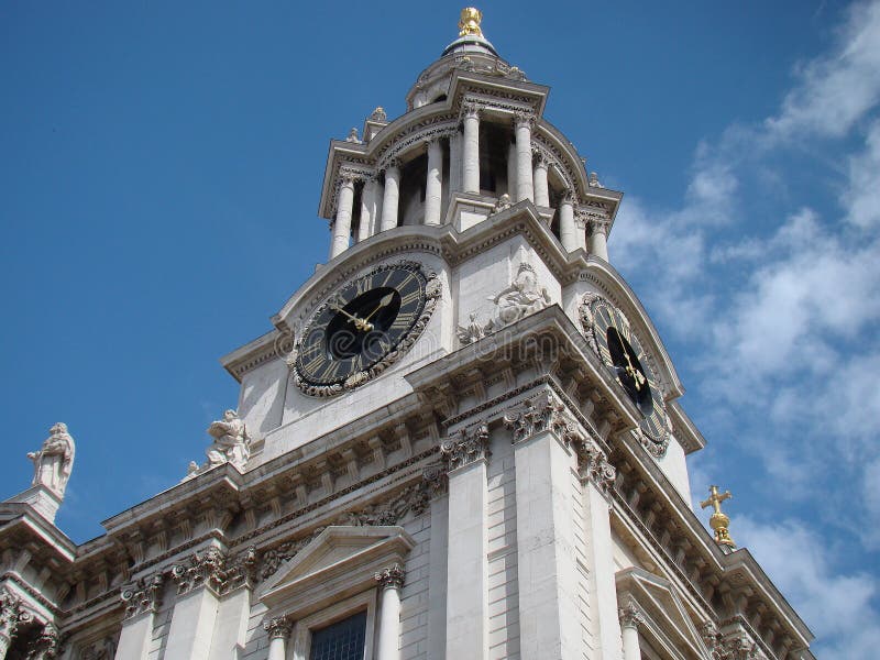 An Ancient Clock Tower on an Old Building Stock Photo - Image of face ...