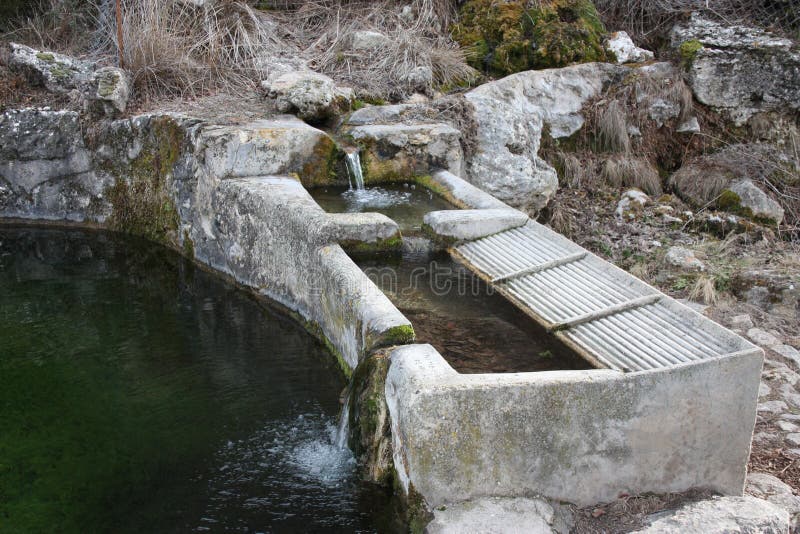 Ancient washing basin stock photo. Image of located - 127449756