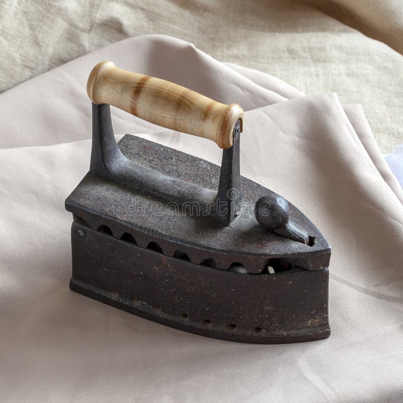 The Old Iron of the Last Century, Works on Coal. Stock Image - Image of ...