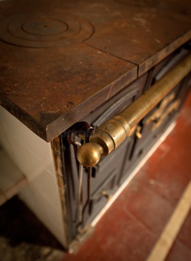 Ancient coal stove stock photo. Image of ancient, kitchen - 26824156