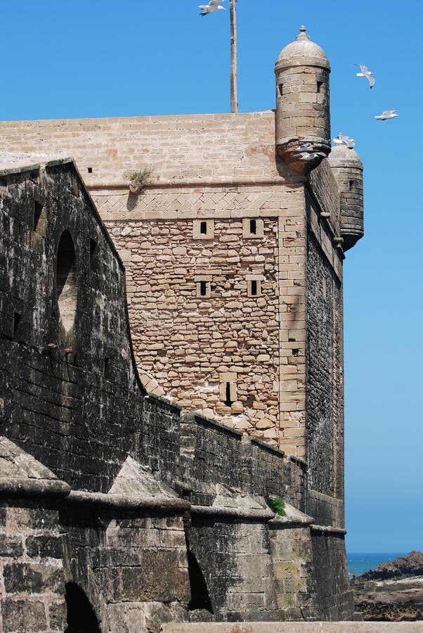 Ancient Coastal Castle stock photo. Image of rampart - 15552134