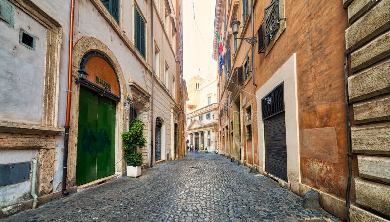Street of Rome stock image. Image of city, street, town - 102059127