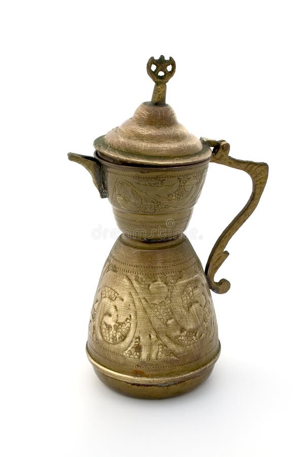 Dallah - the Traditional Arabic Coffee Pot Stock Photo - Image of ...
