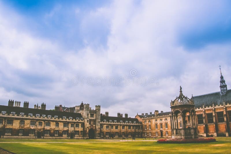 An Ancient College in England Stock Image - Image of house, town: 58831195
