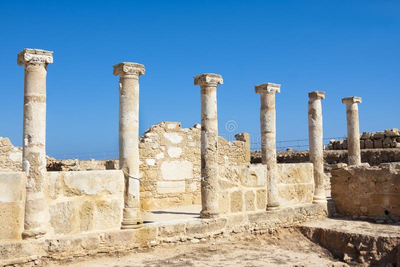 Ancient colonnade stock vector. Illustration of classical - 48024428