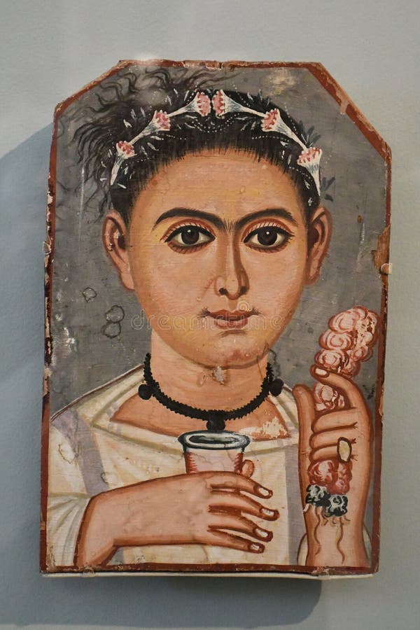 Ancient Colourful Egyptian Stela of a Young Woman, Brooklyn Museum ,New ... Ancient Colourful Egyptian Stela of a Young Woman, Brooklyn Museum ,New ...