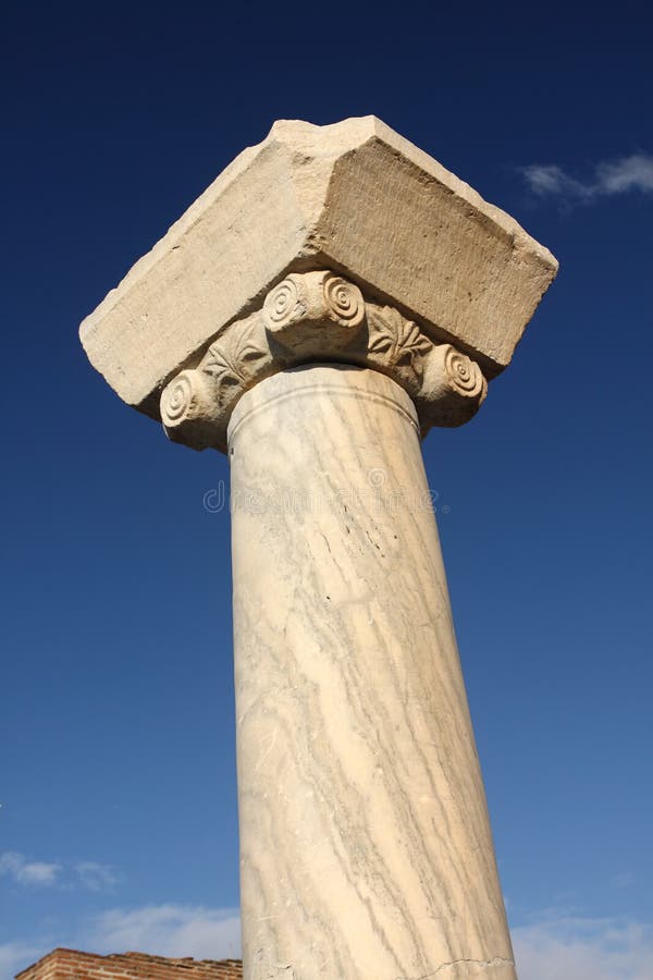 Ancient column stock image. Image of antiquities, building - 22813139