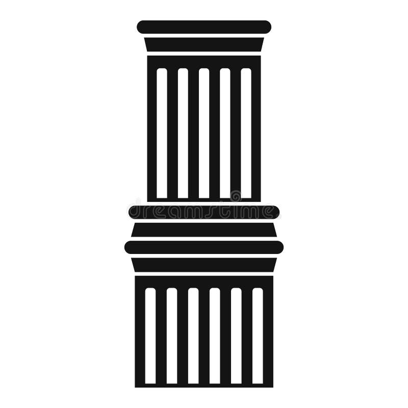 Ancient White Bank Building Icon, Isometric Style Stock Vector ...