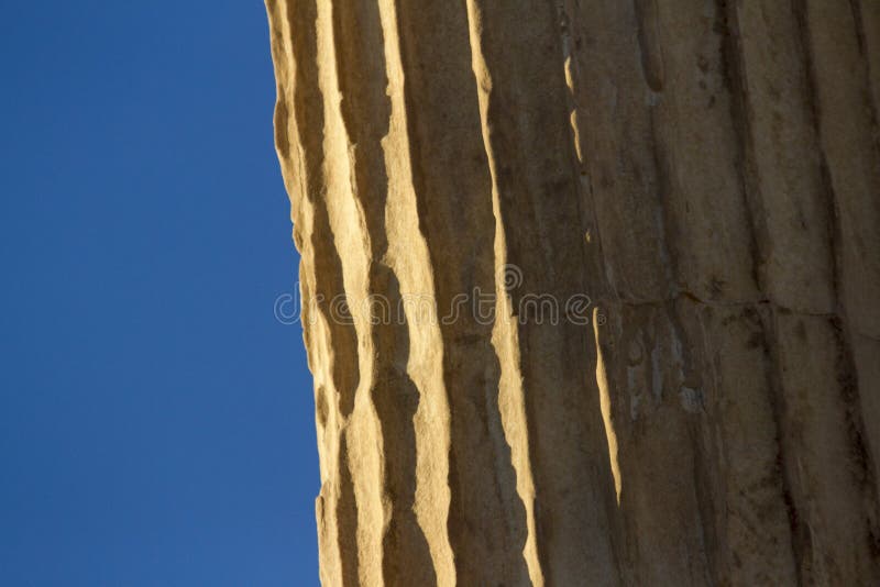 Ancient column stock image. Image of beauty, athens, landmark - 69359459
