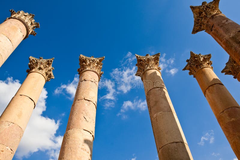 Ancient columns stock photo. Image of historic, ruin - 12546442