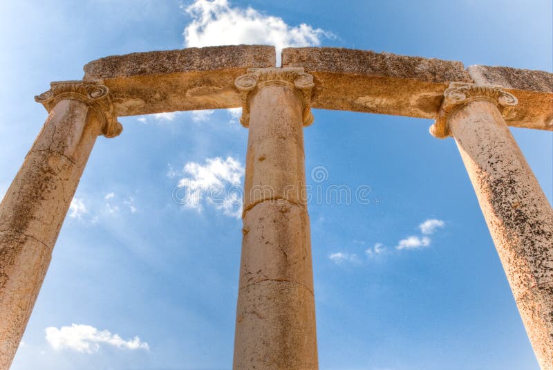 Ancient columns stock image. Image of built, classical - 13287875