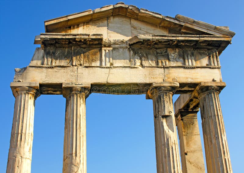 Ancient columns stock photo. Image of archeologycal, landmark - 23616648