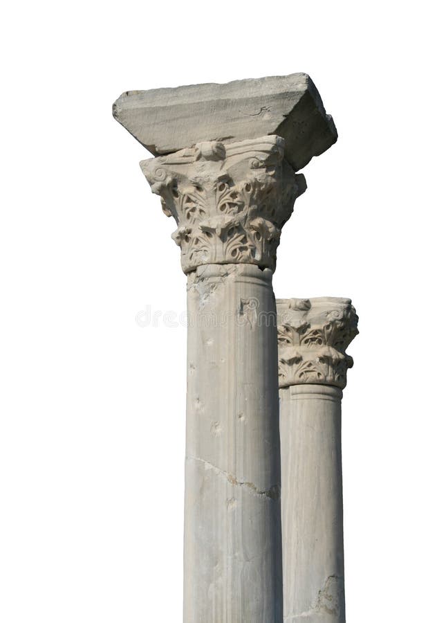 Greek columns stock image. Image of decoration, empire - 22449289