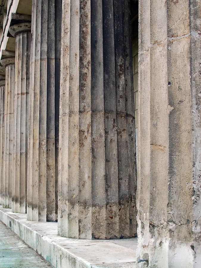 Ancient Columns stock photo. Image of column, greek, architectural ...