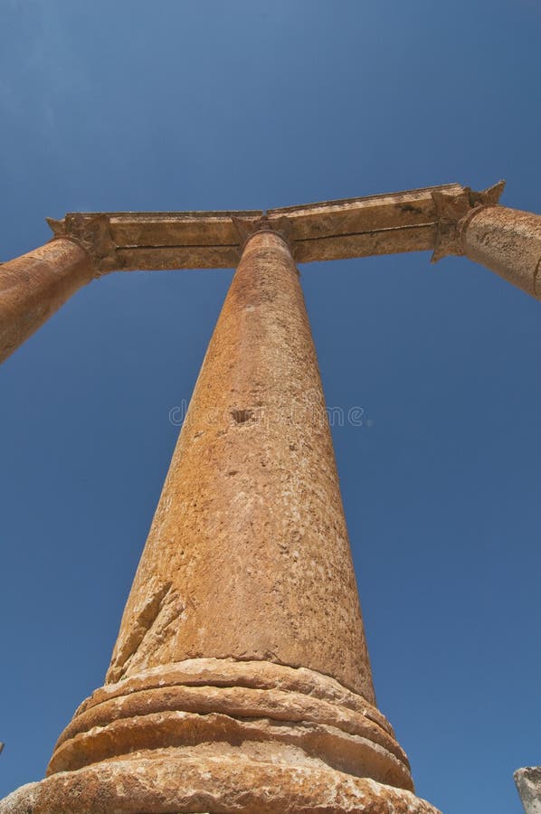 Ancient Columns with Blue Sky Stock Image - Image of holy, visit: 12277075