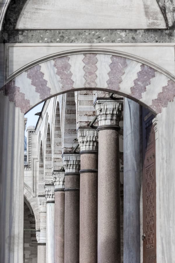 Ancient Columns. Classical Marble Pillars Stock Image - Image of ...