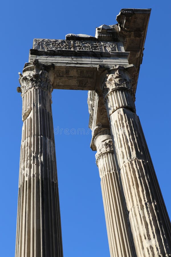 Ancient columns stock photo. Image of antique, amphitheatre - 76704222