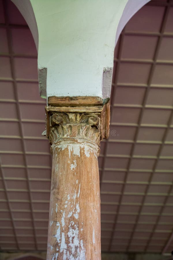 Ancient Columns from Ottoman Times on Display Stock Photo - Image of ...