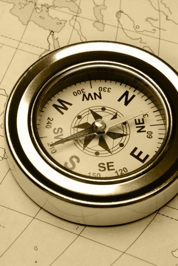 Ancient compass stock image. Image of compass, discovery - 9509839