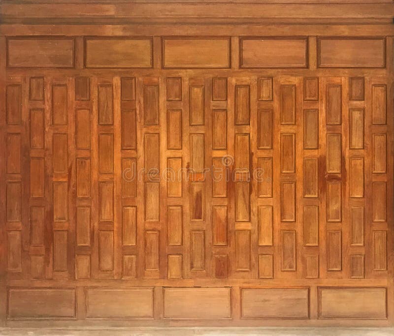 Ancient and ContemporaryThai Style of Wooden Wall Panel, for Background ...