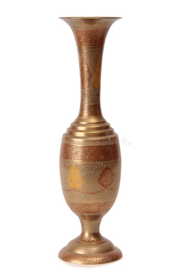 Ancient copper vase two stock image. Image of pitcher - 92789455
