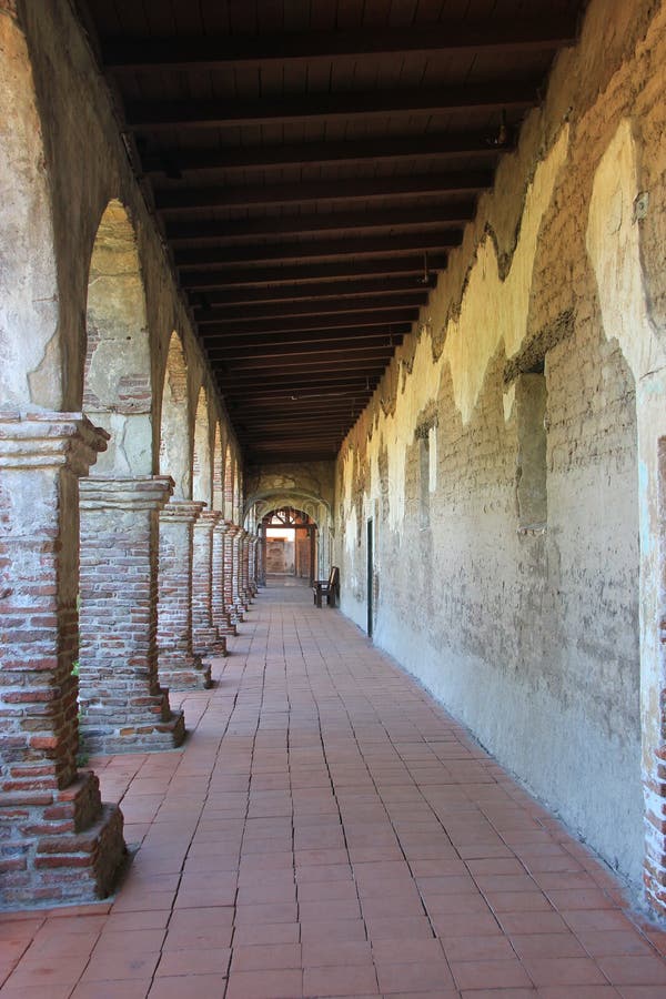 Ancient Corridor stock image. Image of facade, construction - 49976327